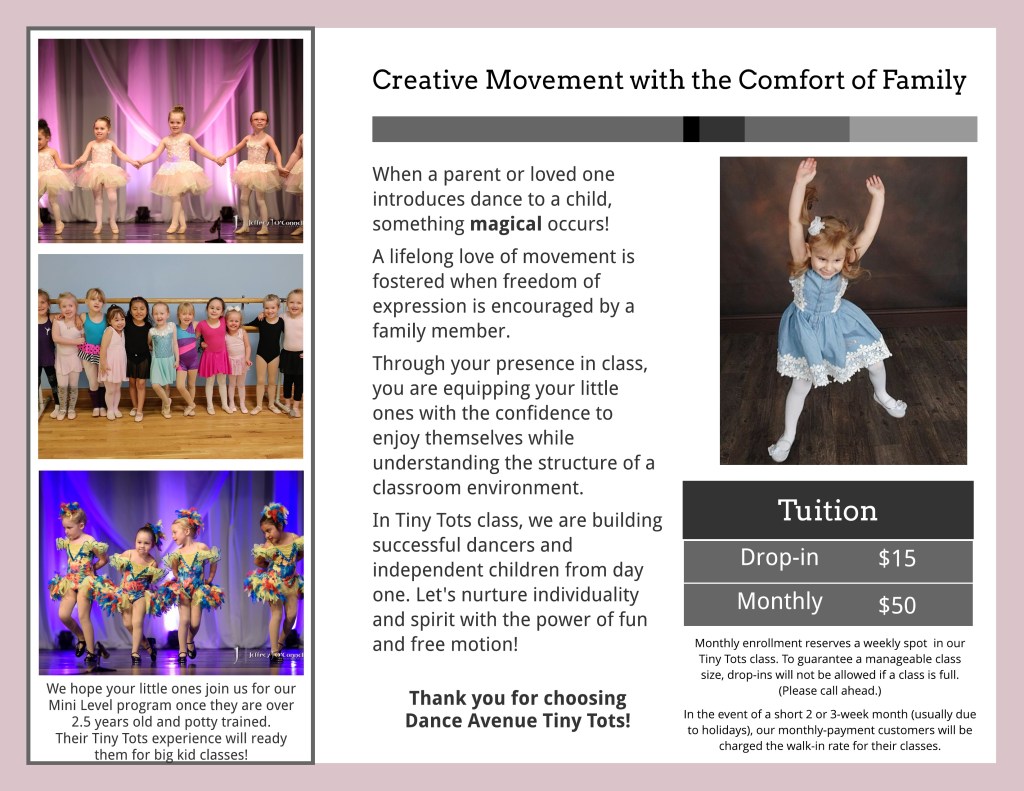 Tiny Tots – Dance Avenue